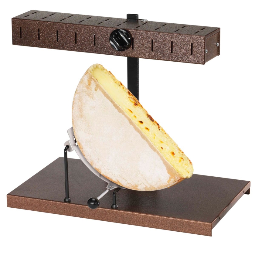 Appareil à raclette professionnel ALPAGE - Marron - 1 demi-meule - RACL01